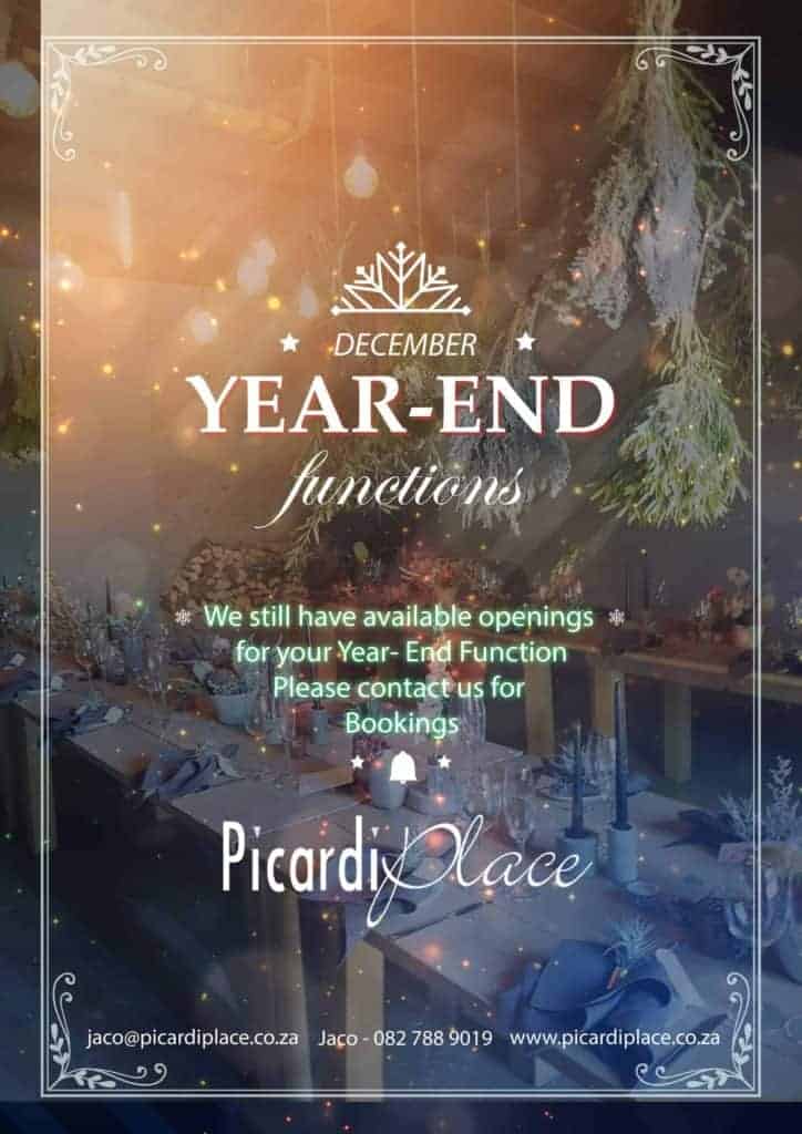 Host your Year-end Function @ PicardiPlace - Picardi Place